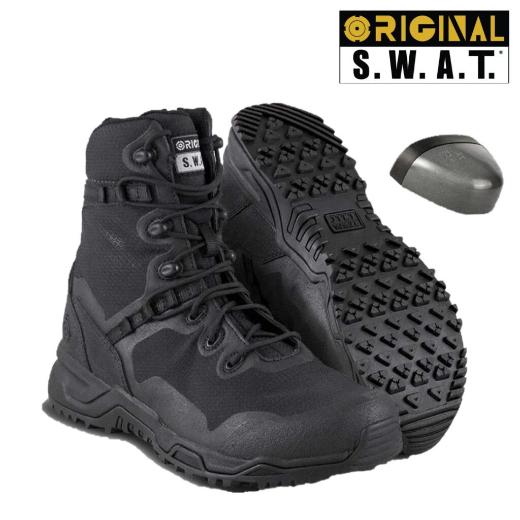 BOTAS TACTICAS ORIGINAL SWAT ALPHA FURY 8″ PUNTA DE ACERO