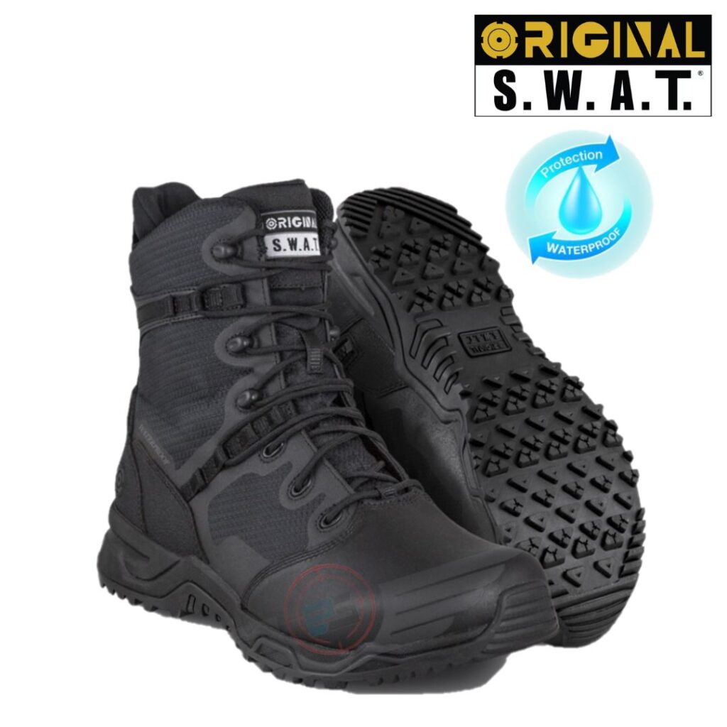 BOTAS TACTICAS ORIGINAL SWAT ALPHA FURY 8″ PUNTA DE CUERO WATERPROOF