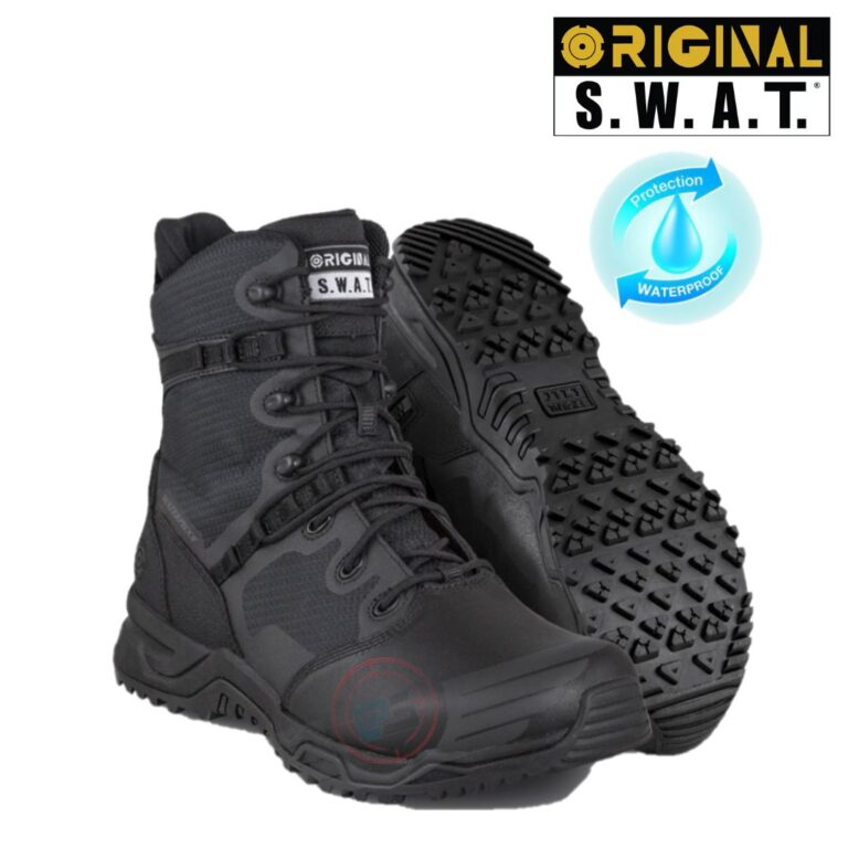 BOTAS TACTICAS ORIGINAL SWAT ALPHA FURY 8″ PUNTA DE CUERO WATERPROOF
